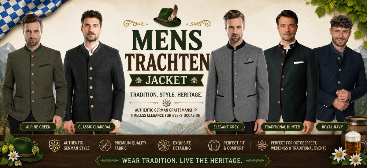 Traditional Trachten Jackets for Men – Royal Lederhosen